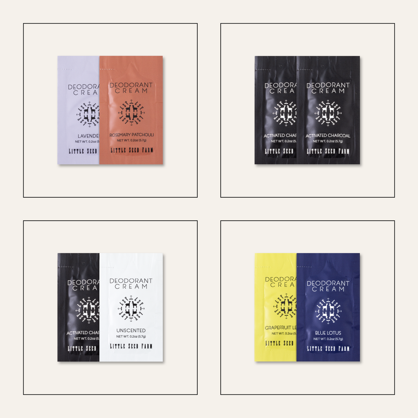 Pick 2 - FREE Natural Deodorant Cream Samples – Little Seed Farm