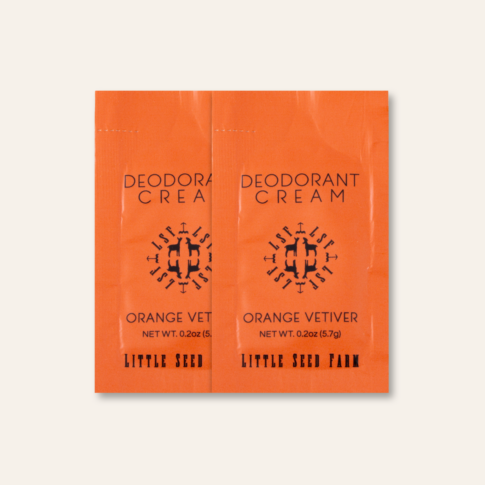 Pick 2 - FREE Natural Deodorant Cream Samples – Little Seed Farm